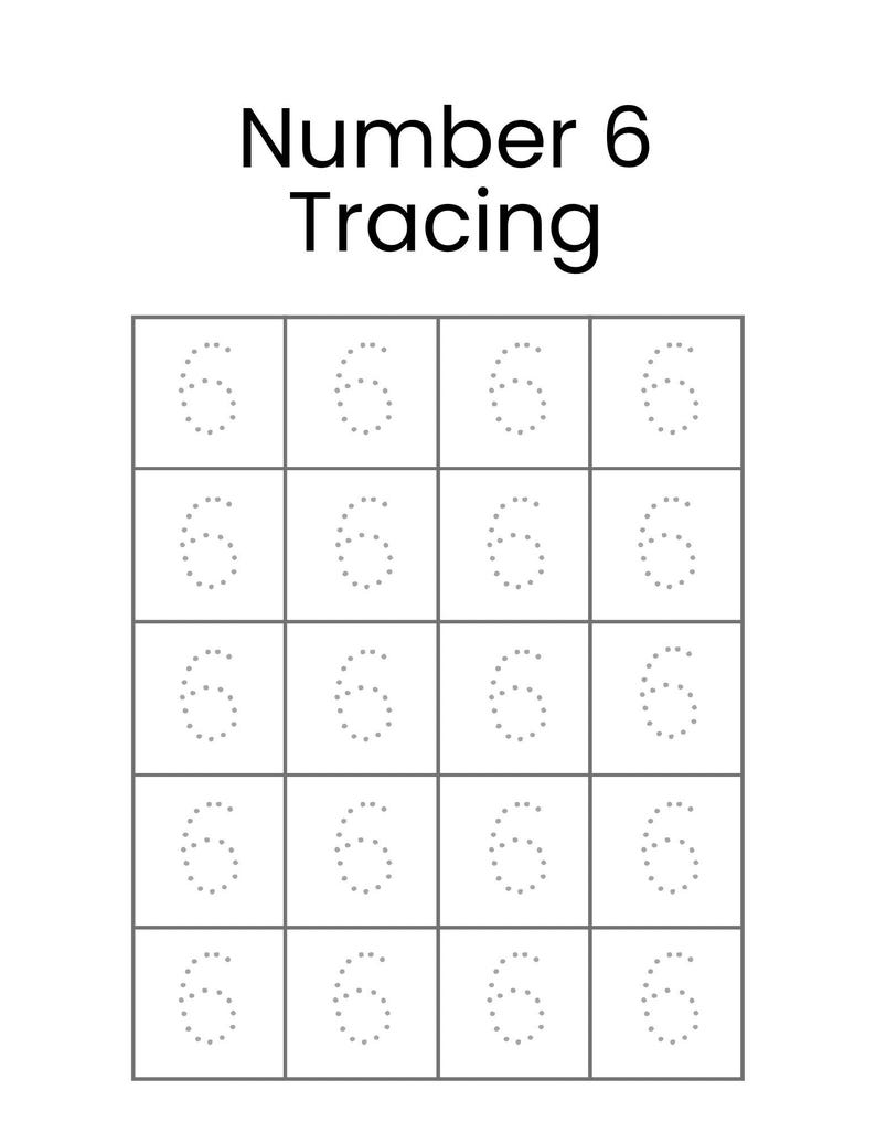 Number Tracing Bundle - Etsy