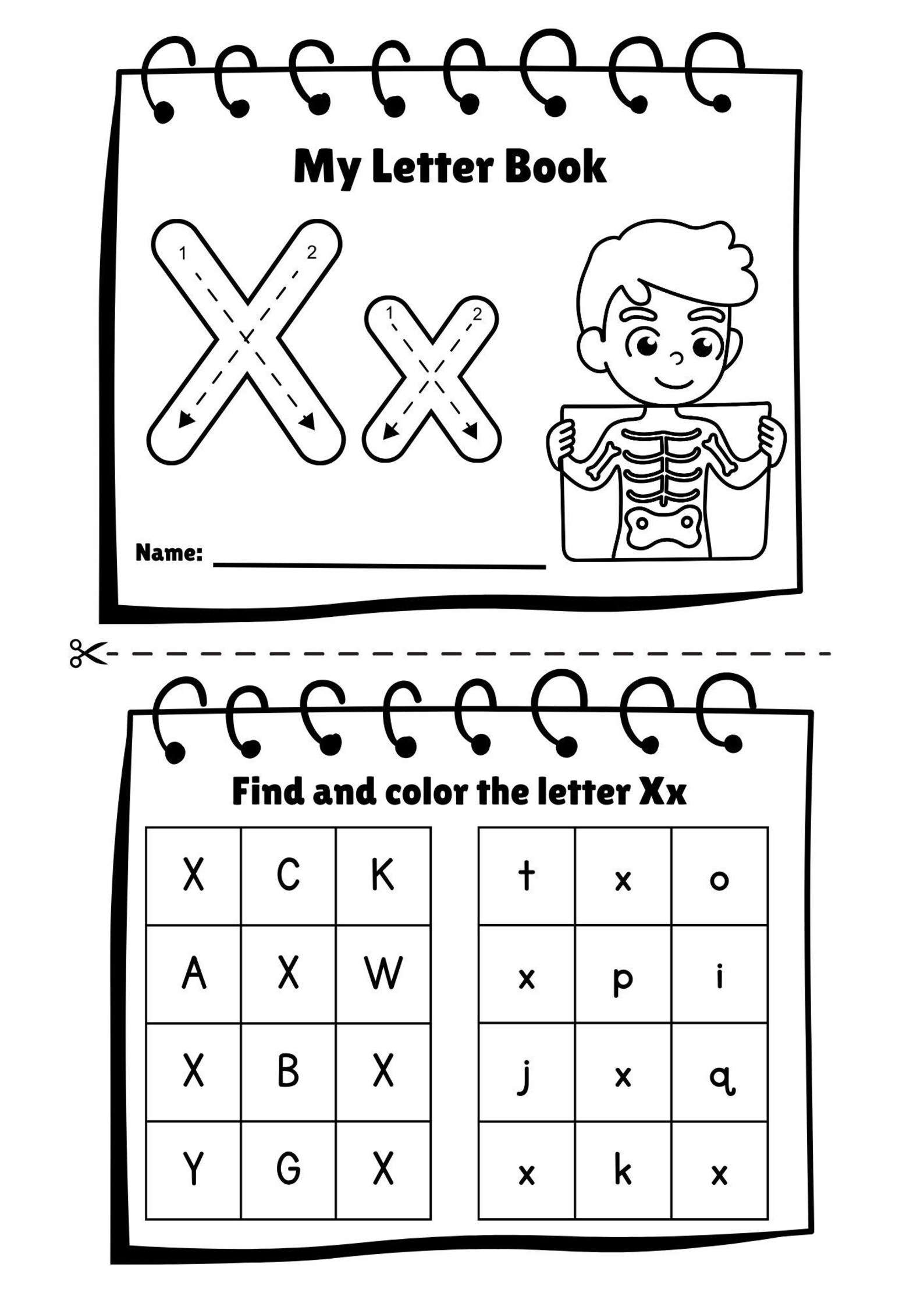 Letter X Book - Etsy