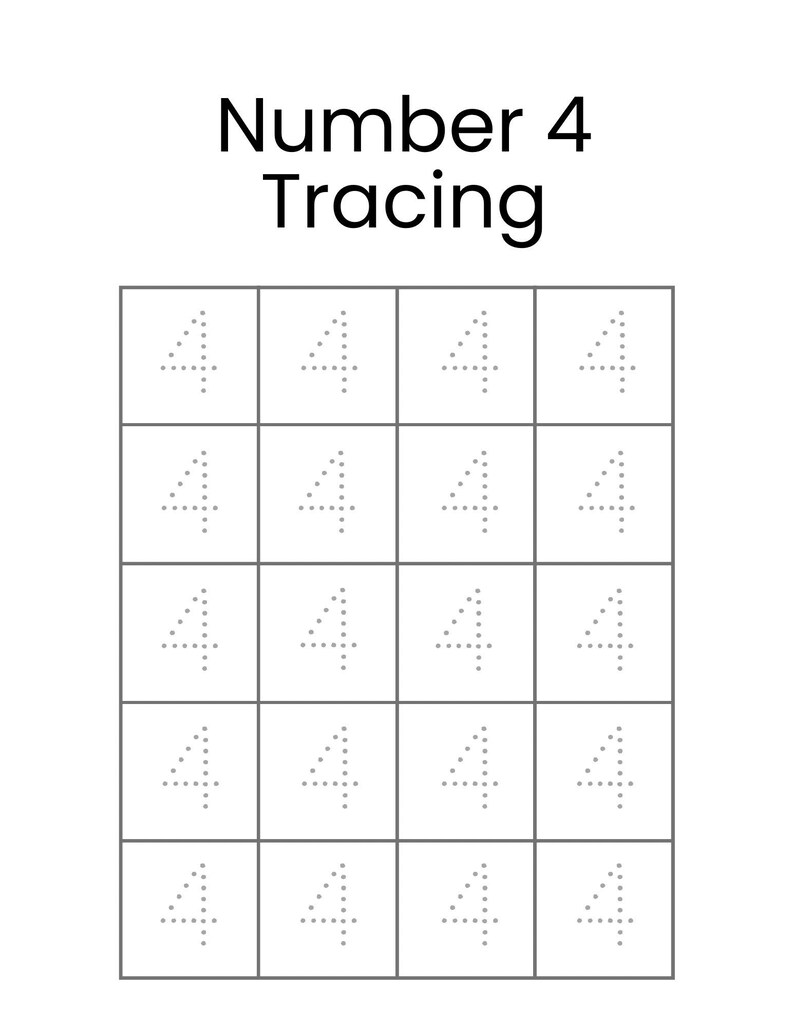 Number Tracing Bundle - Etsy