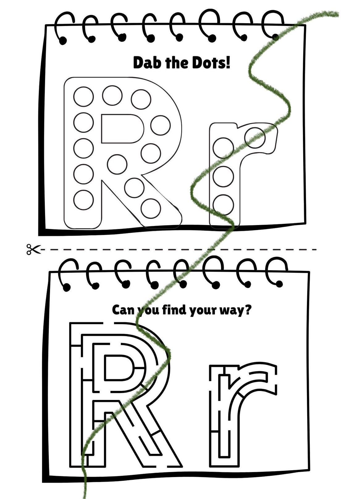 Letter R Book - Etsy