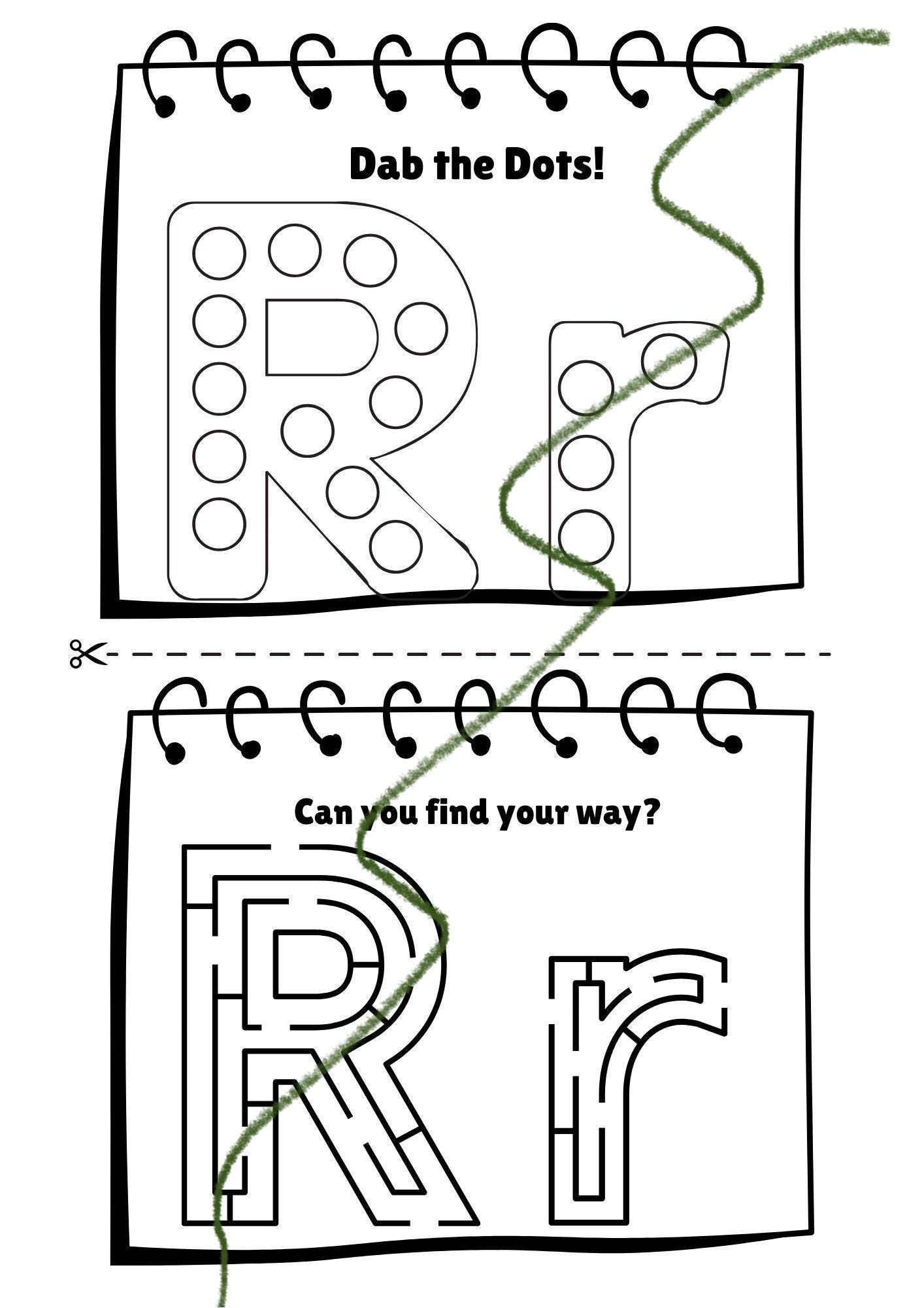 Letter R Book - Etsy