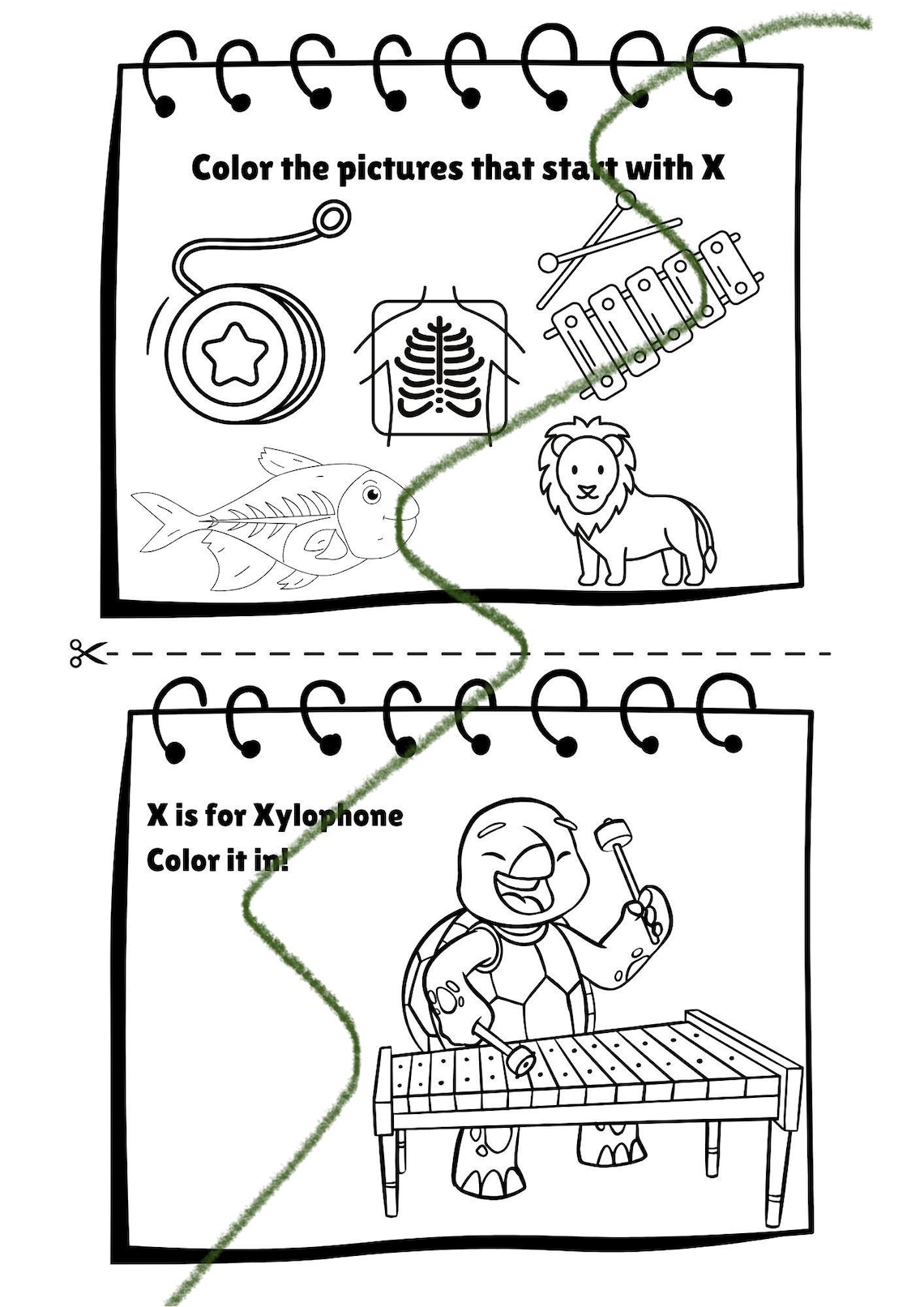 Letter X Book - Etsy