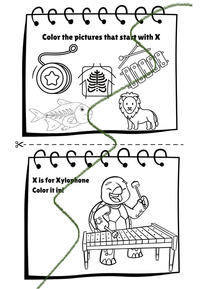 Letter X Book - Etsy