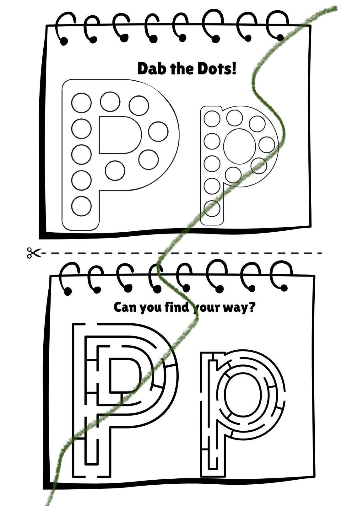 Letter P Book - Etsy