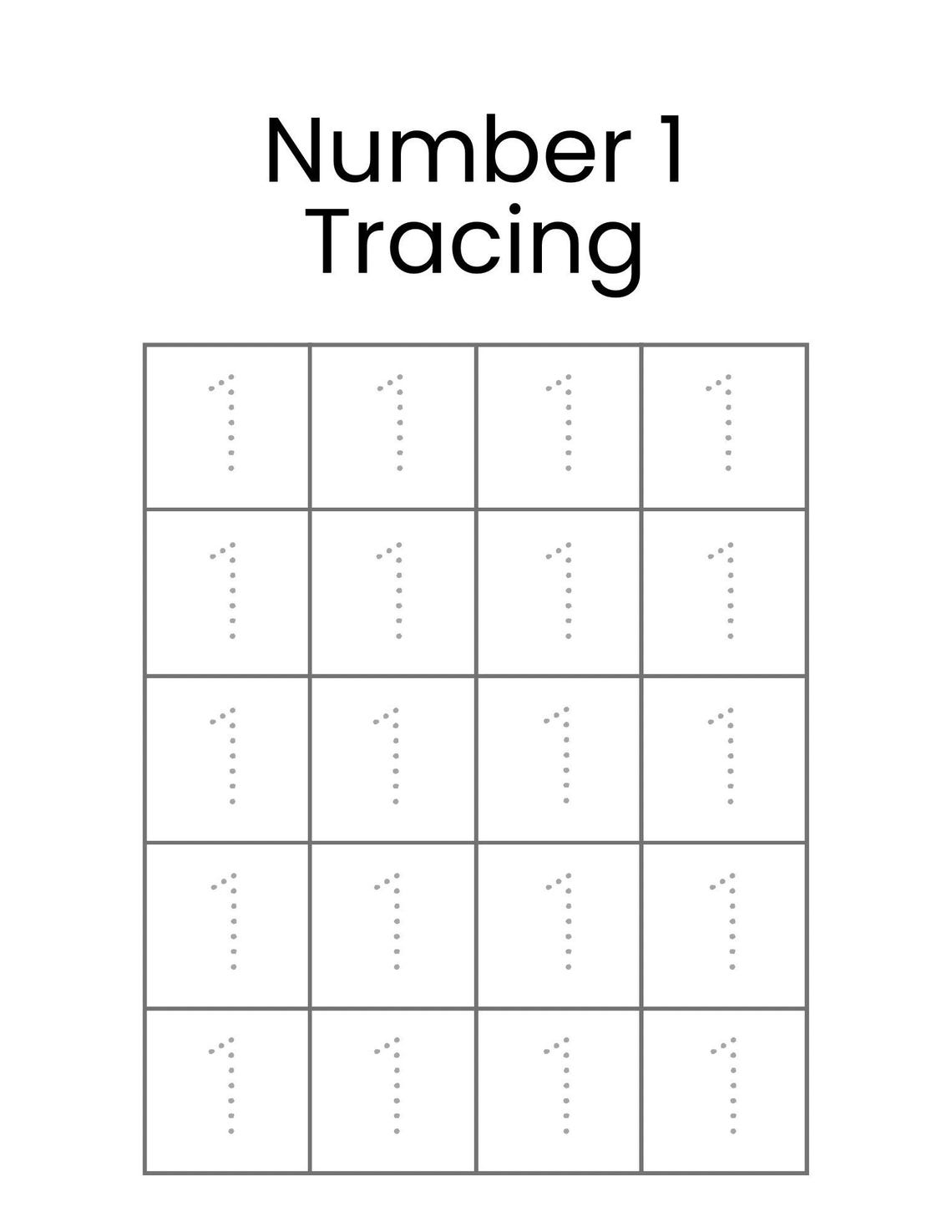 Number Tracing Bundle - Etsy