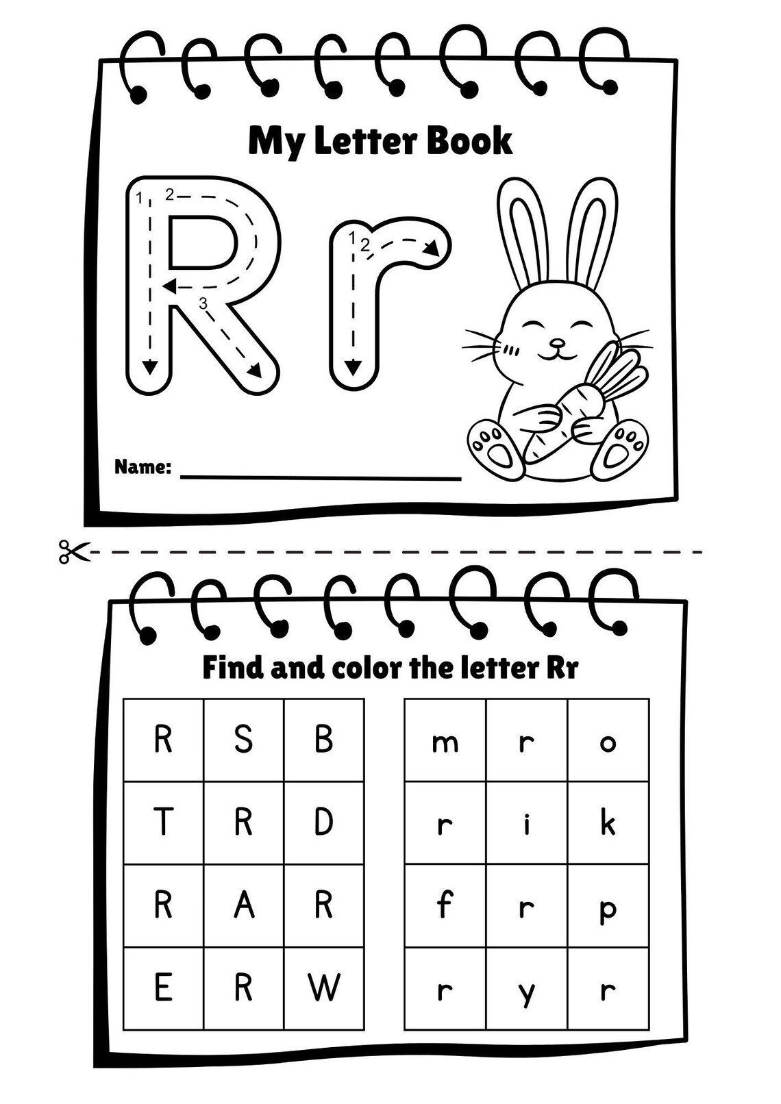 Letter R Book - Etsy