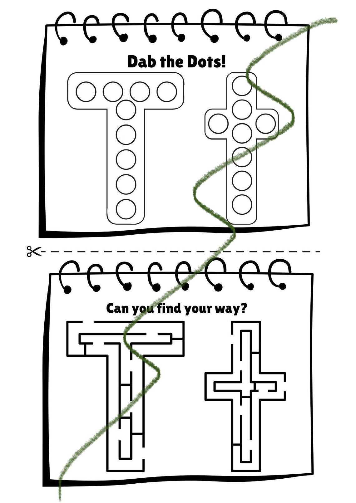 Letter T Book - Etsy