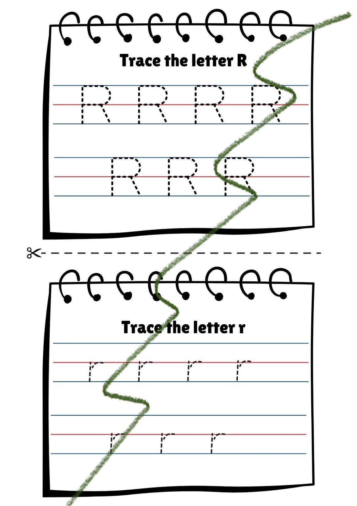 Letter R Book - Etsy