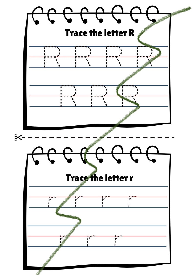 Letter R Book - Etsy