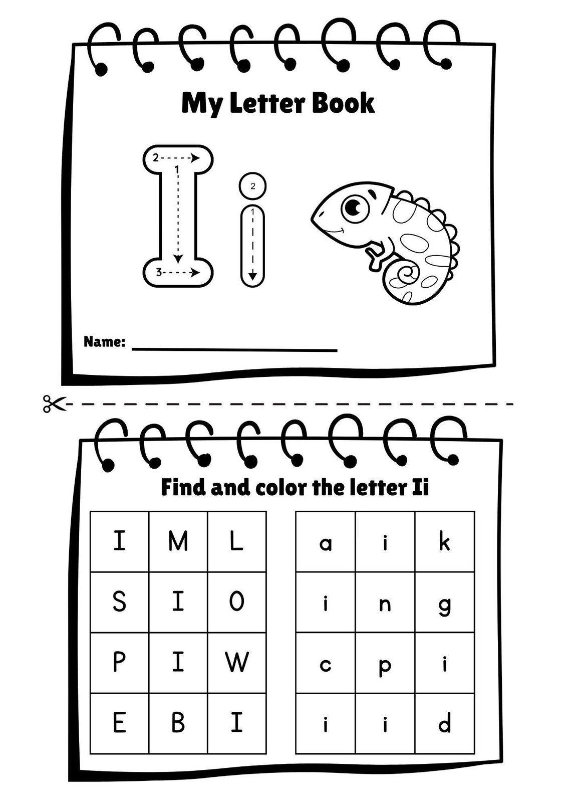 Letter I Book - Etsy