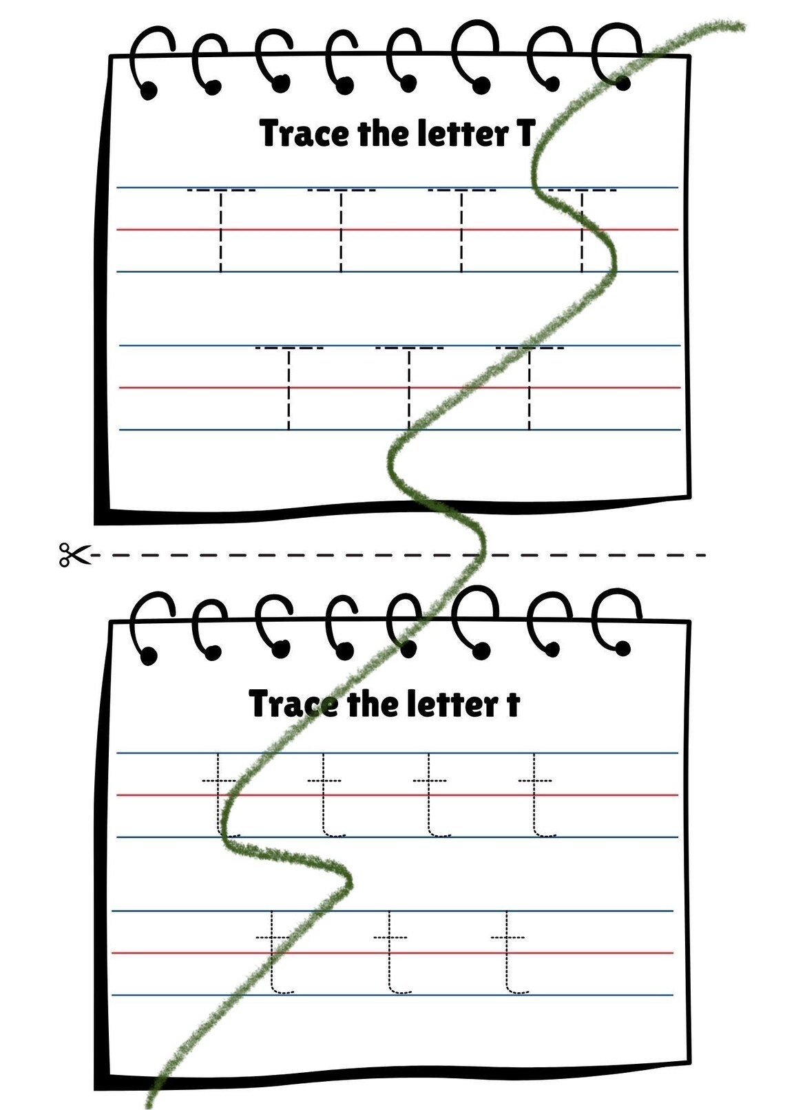 Letter T Book - Etsy