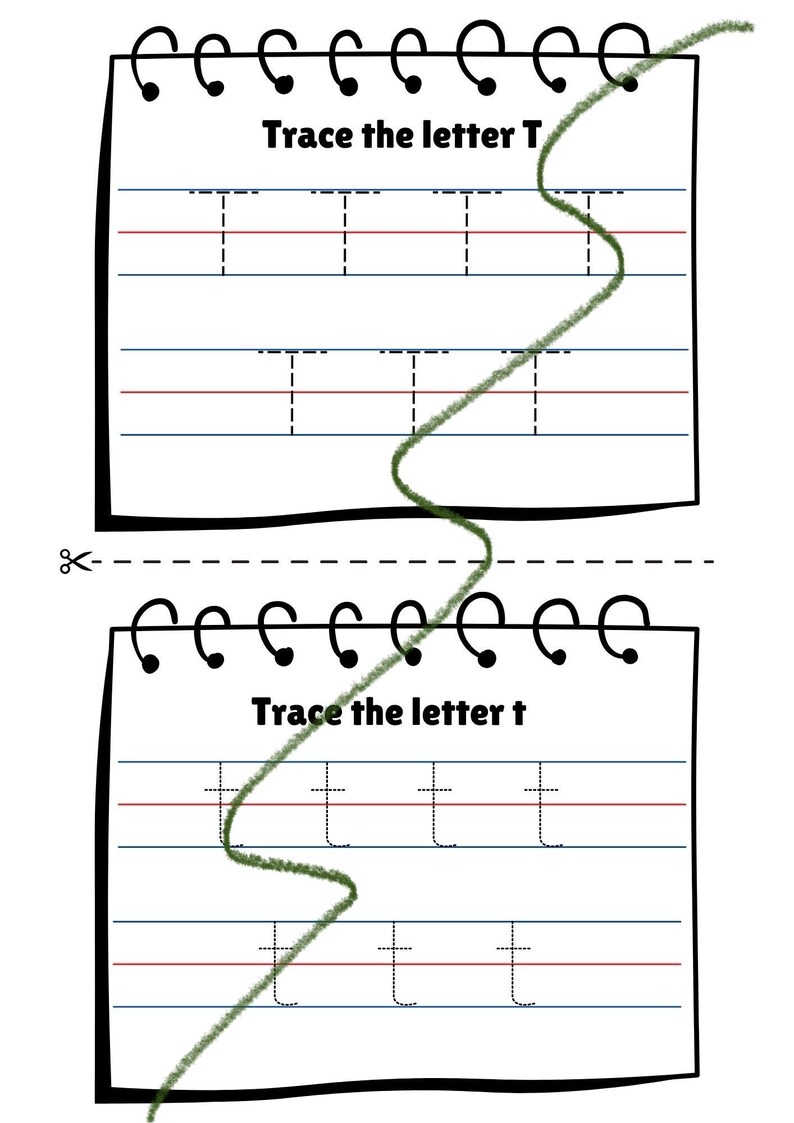 Letter T Book - Etsy