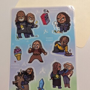 KLINGON KIDS Vinyl Sticker Sheet - Etsy