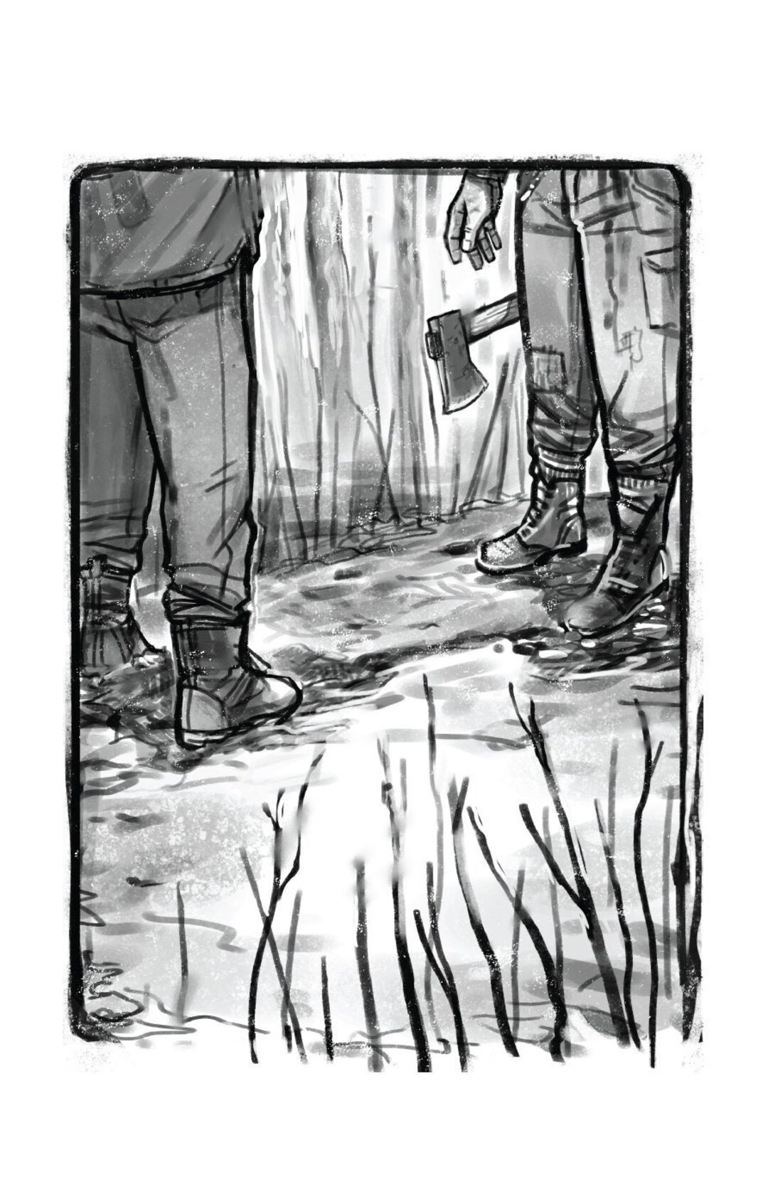 Woodcutters: an Illustrated Short Horror Story (pdf Version) - Etsy