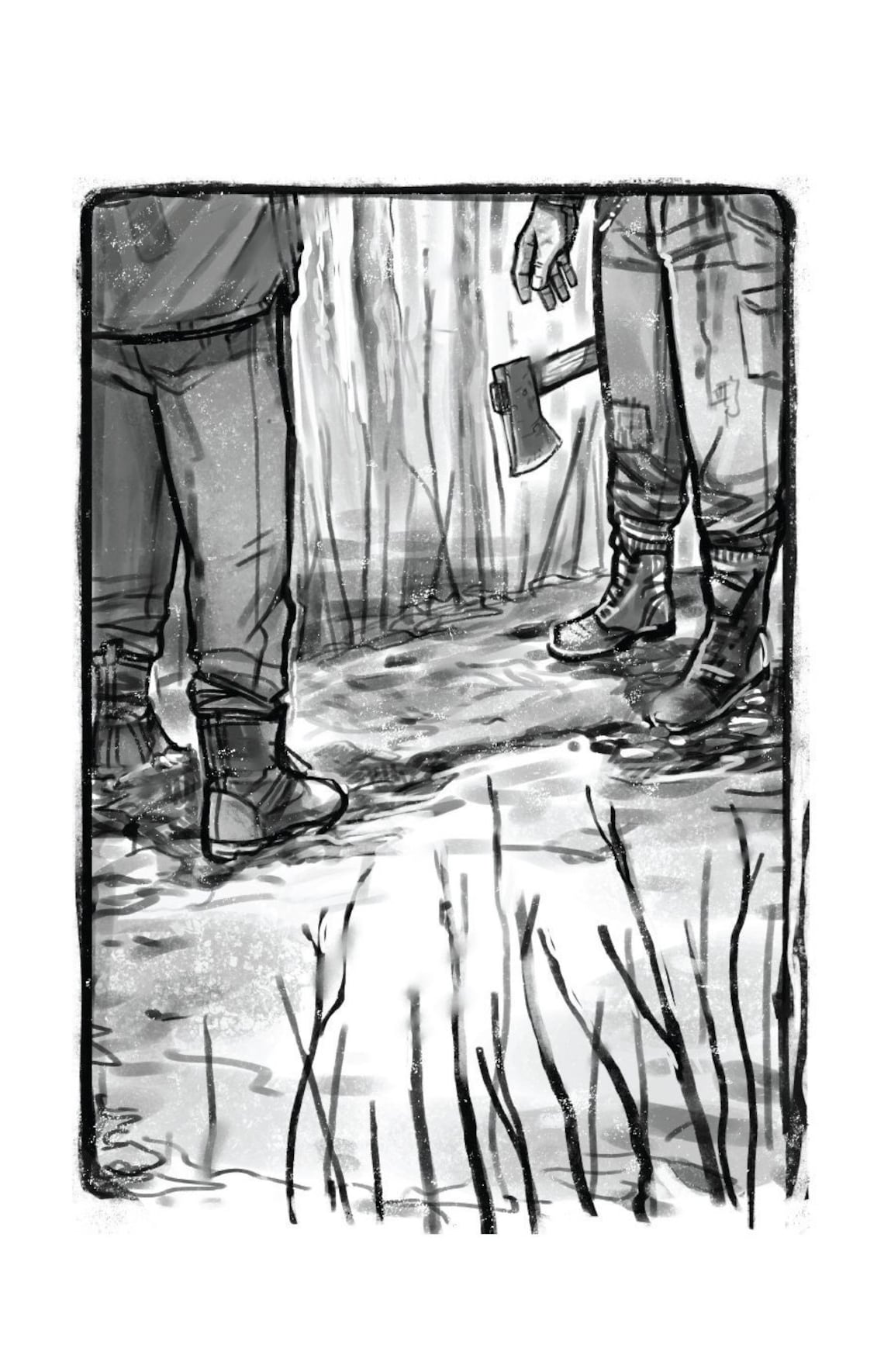 Woodcutters: an Illustrated Short Horror Story (pdf Version) - Etsy Canada