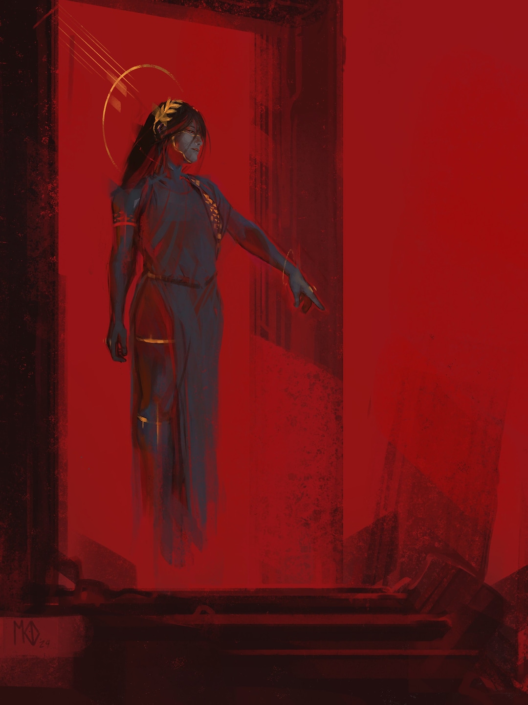 This God Won't Forgive You. Falke Signalis Desktop Wallpaper - Etsy