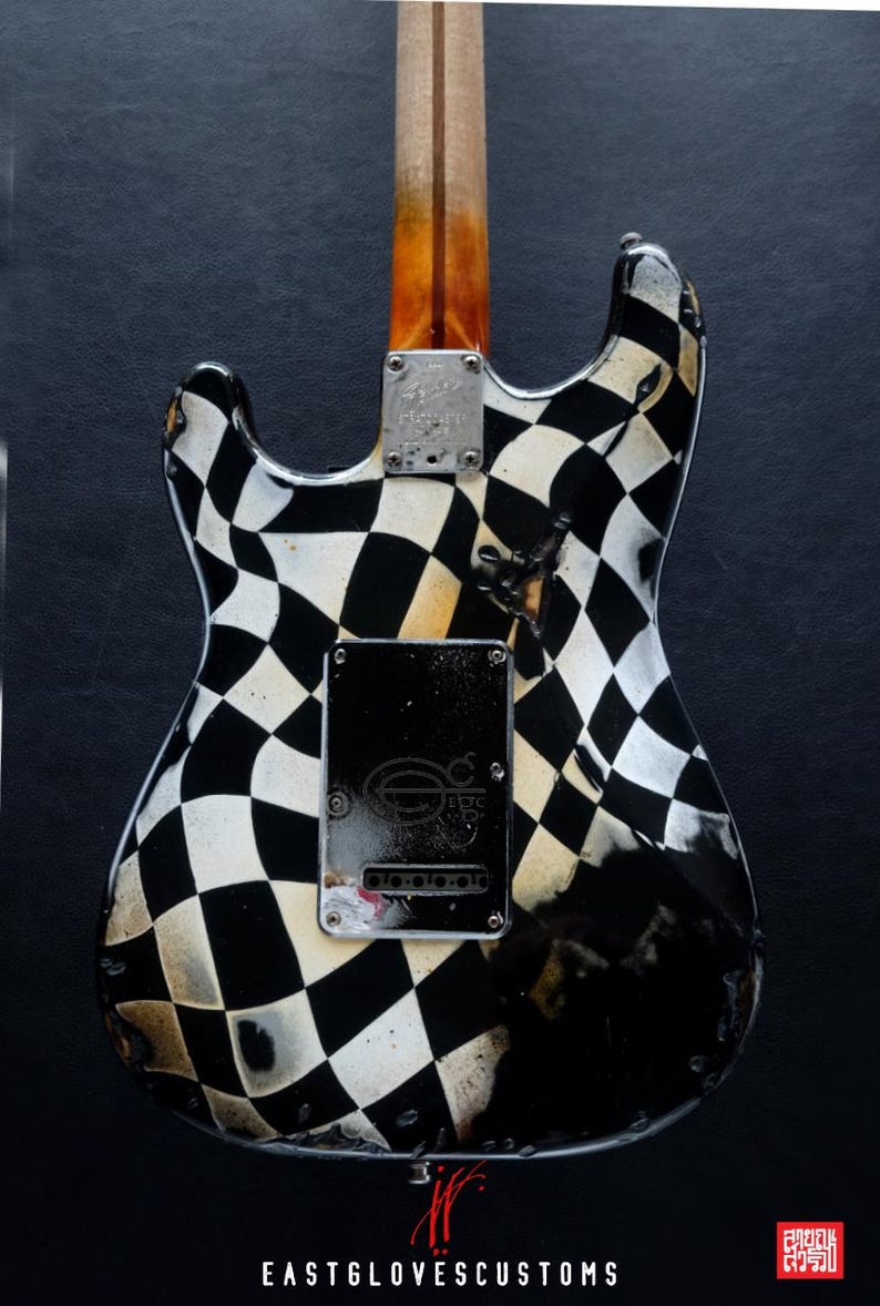 1994 Fender 40th Anniversary the Distorted Checkered American ...