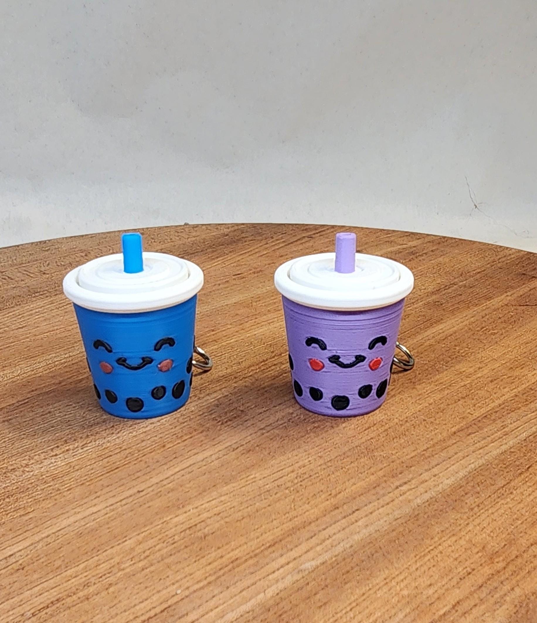 Boba Tea Fidget Clicker- 3D Printed- Keychain - Etsy