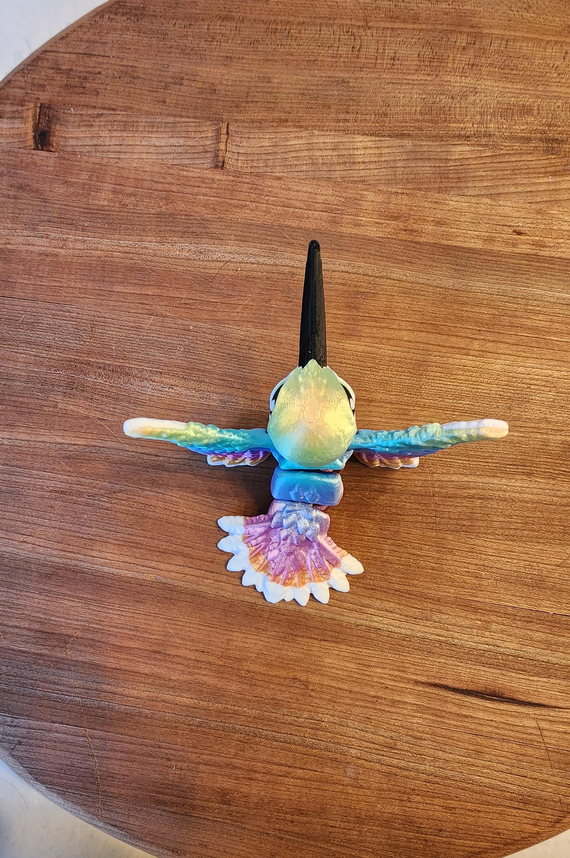 3D Printed Rainbow Hummingbird - Etsy