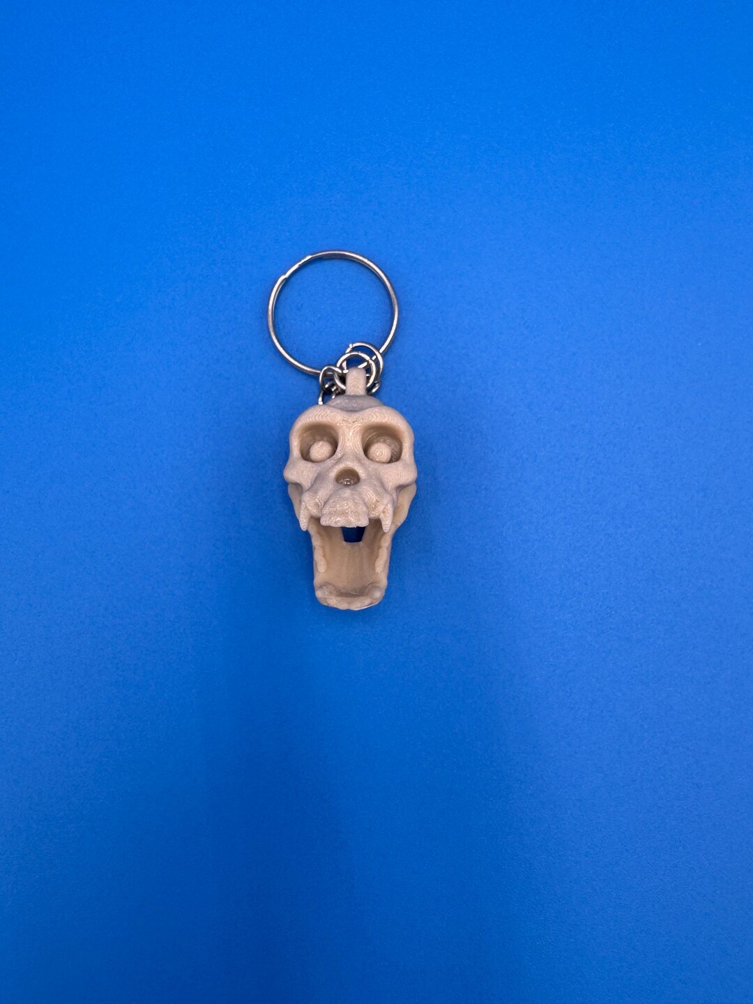 Gorilla Skull Keychain | Moving Mouth | Custom Colors Available | 1 of 6 Animal Keychains ...
