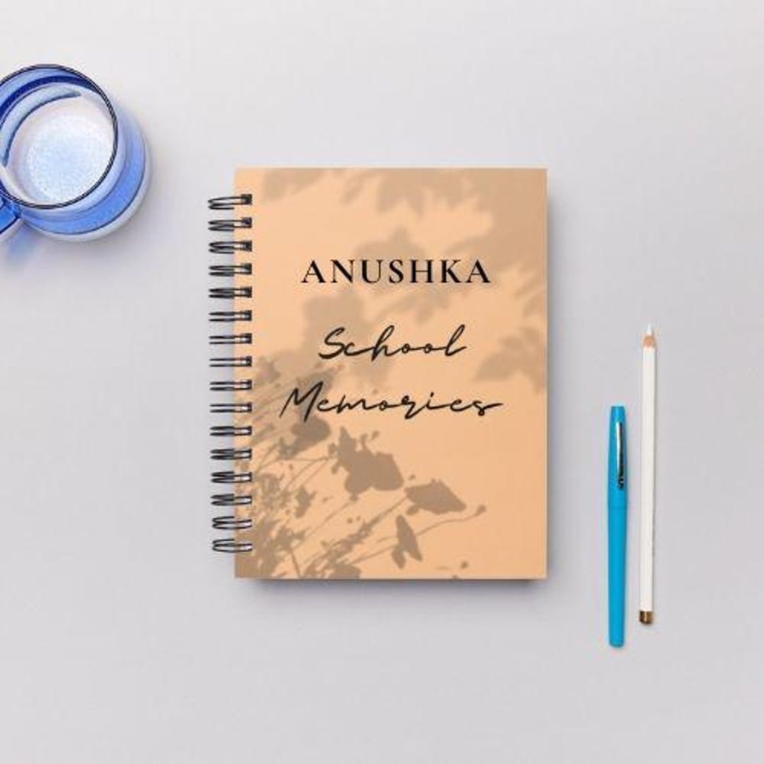 Primary School Years Memory Book Editable Digital Download - Apricot ...