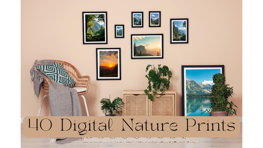 Nature Digital Download Prints Bundle Wall Art– Scenic Landscape Prints ...