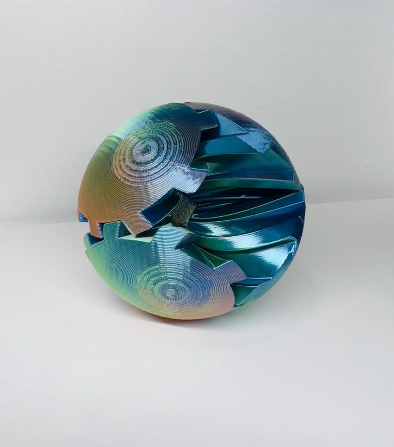 3D Printed Gear Ball Sphere Transformer - Etsy