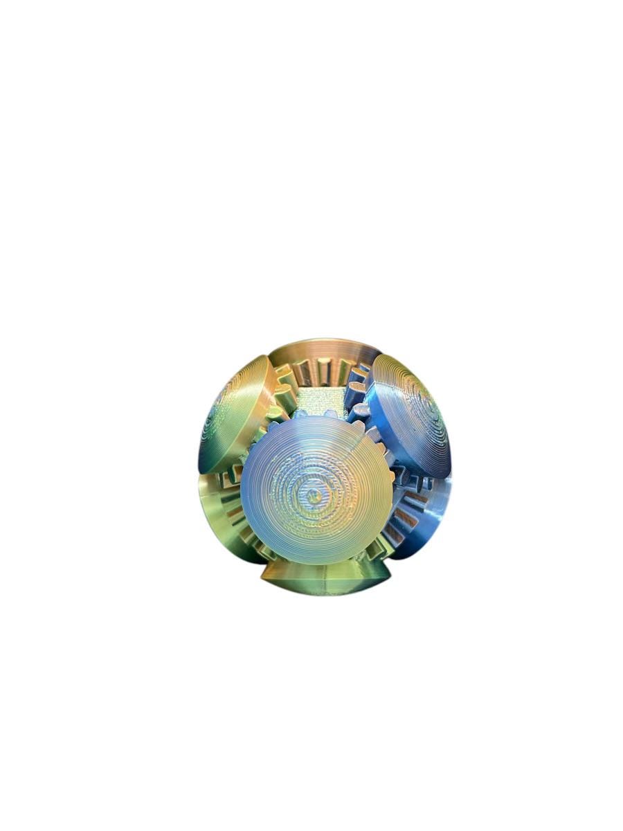 Spin Gear Ball Fidget Toy - 3D Printed - Etsy