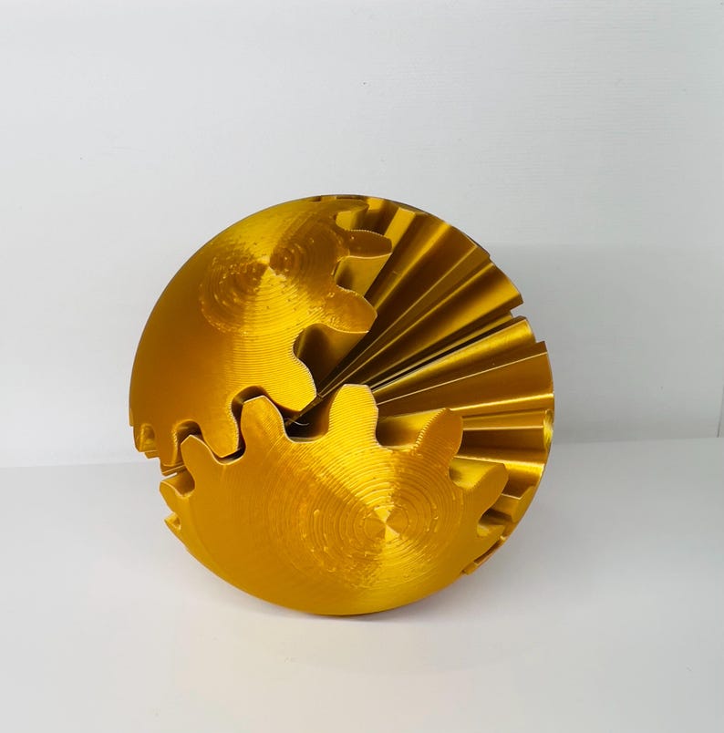 3D Printed Gear Ball Sphere Transformer - Etsy