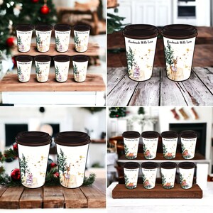 Cup Cozy Printable Coffee Cup Template Cardboard Sleeve Display ...