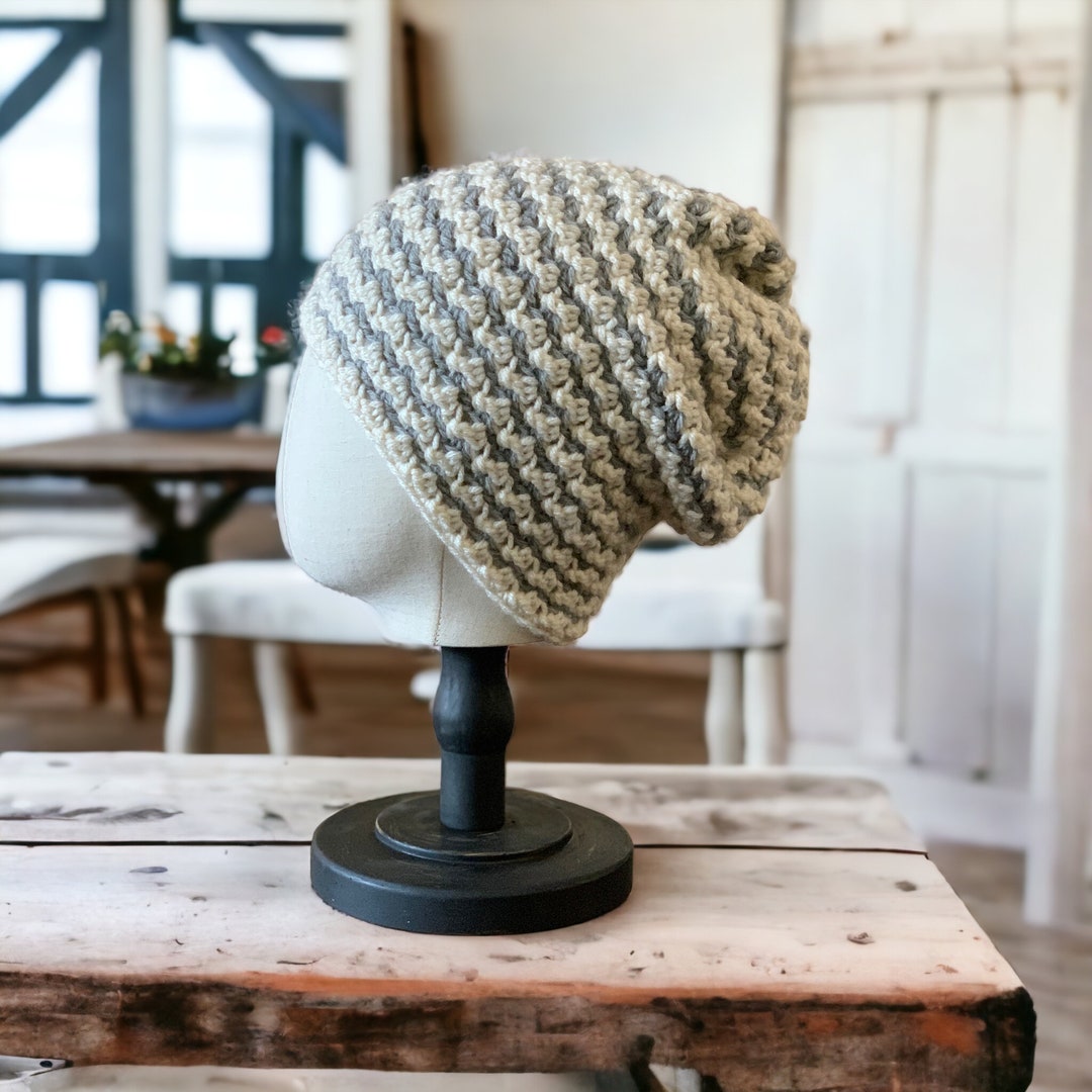 Crochet Hat Pattern Montgomery Crochet Slouchy Hat Pattern, Crochet ...