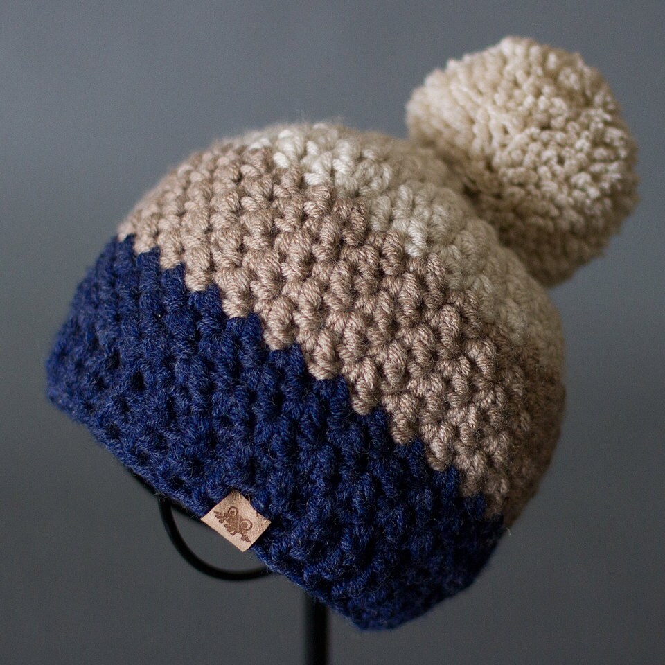 Mens Crochet Beanie Pattern Crochet Rainer Beanie Pattern | Etsy