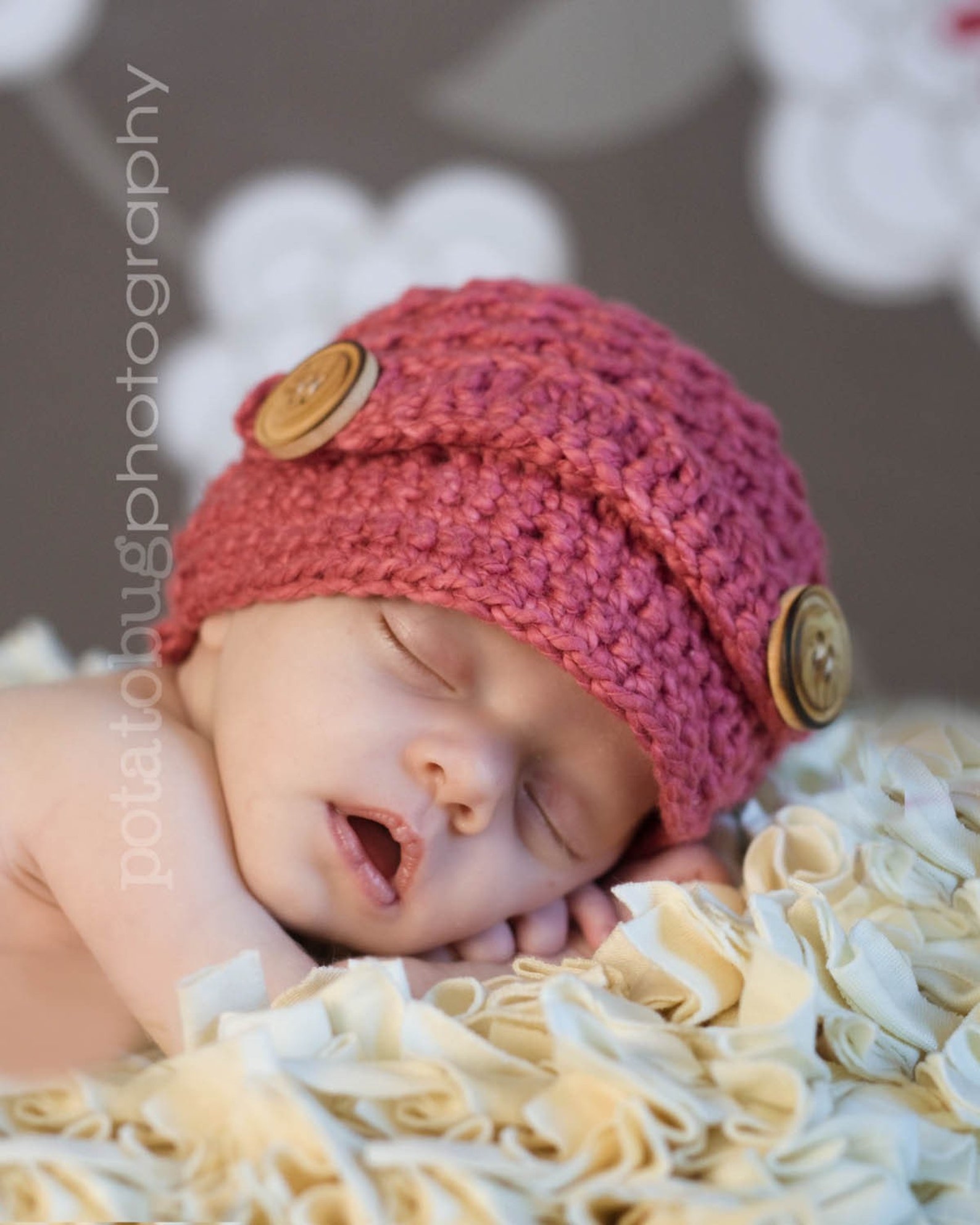 Crochet Pattern Newsboy Cap Set Tiny Textures Newsboy and | Etsy