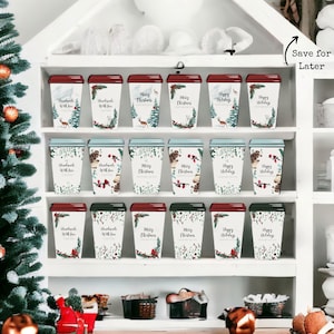 Holiday Cup Cozy Printable Coffee Cup Template - Cardboard Coffee ...