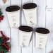 Christmas Cup Cozy Printable Coffee Cup Template Christmas - Etsy