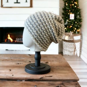Crochet Hat Pattern Montgomery Crochet Slouchy Hat Pattern, Crochet ...