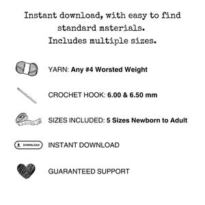 Crochet Hat Pattern Montgomery Crochet Slouchy Hat Pattern, Crochet ...