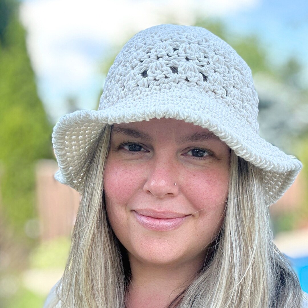 Lacey Crochet Bucket Hat Pattern With Roses for Babies, Toddler ...
