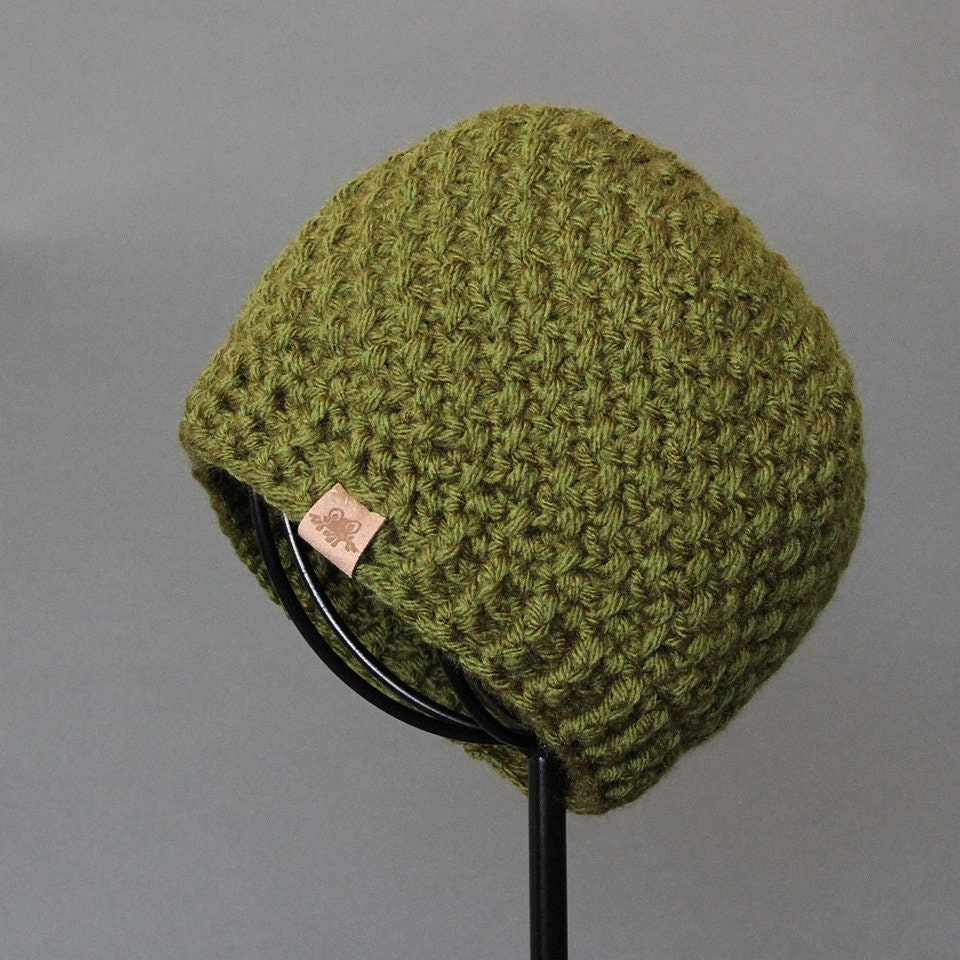 Crochet Pattern - Crochet Beanie Pattern - Brighton Beanie Hat With ...