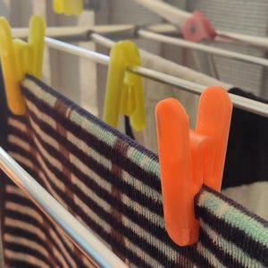 Modern Clothespin Design 3D Printable STL File Functional and Stylish ...