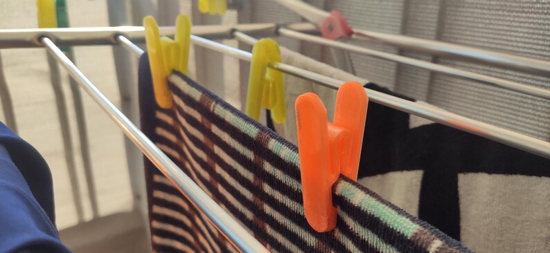 Modern Clothespin Design 3D Printable STL File Functional and Stylish ...