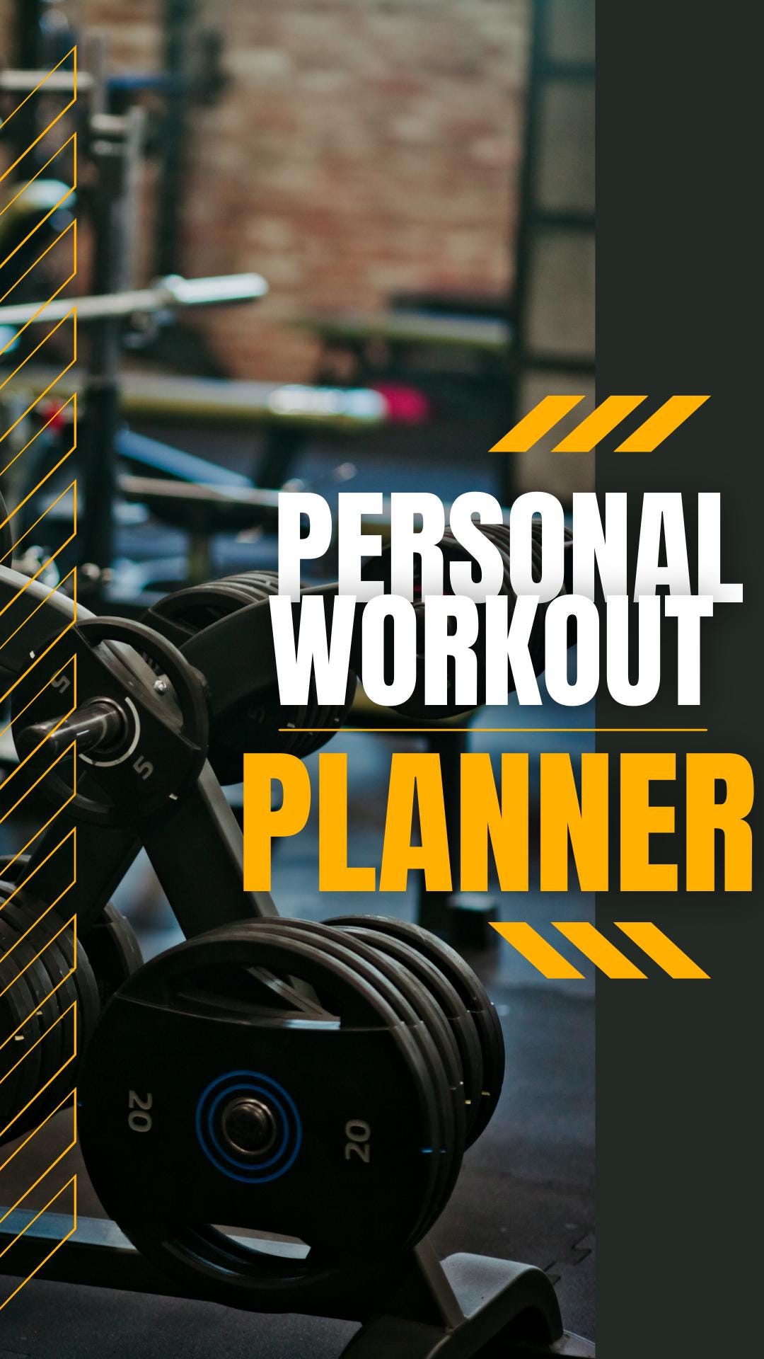 Personal Workout Planner Goal-oriented Fitness Program - Etsy
