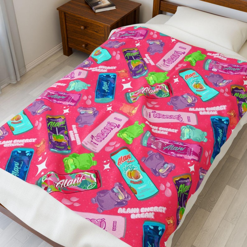 Alani Energy Drink Velveteen Plush Blanket - Etsy