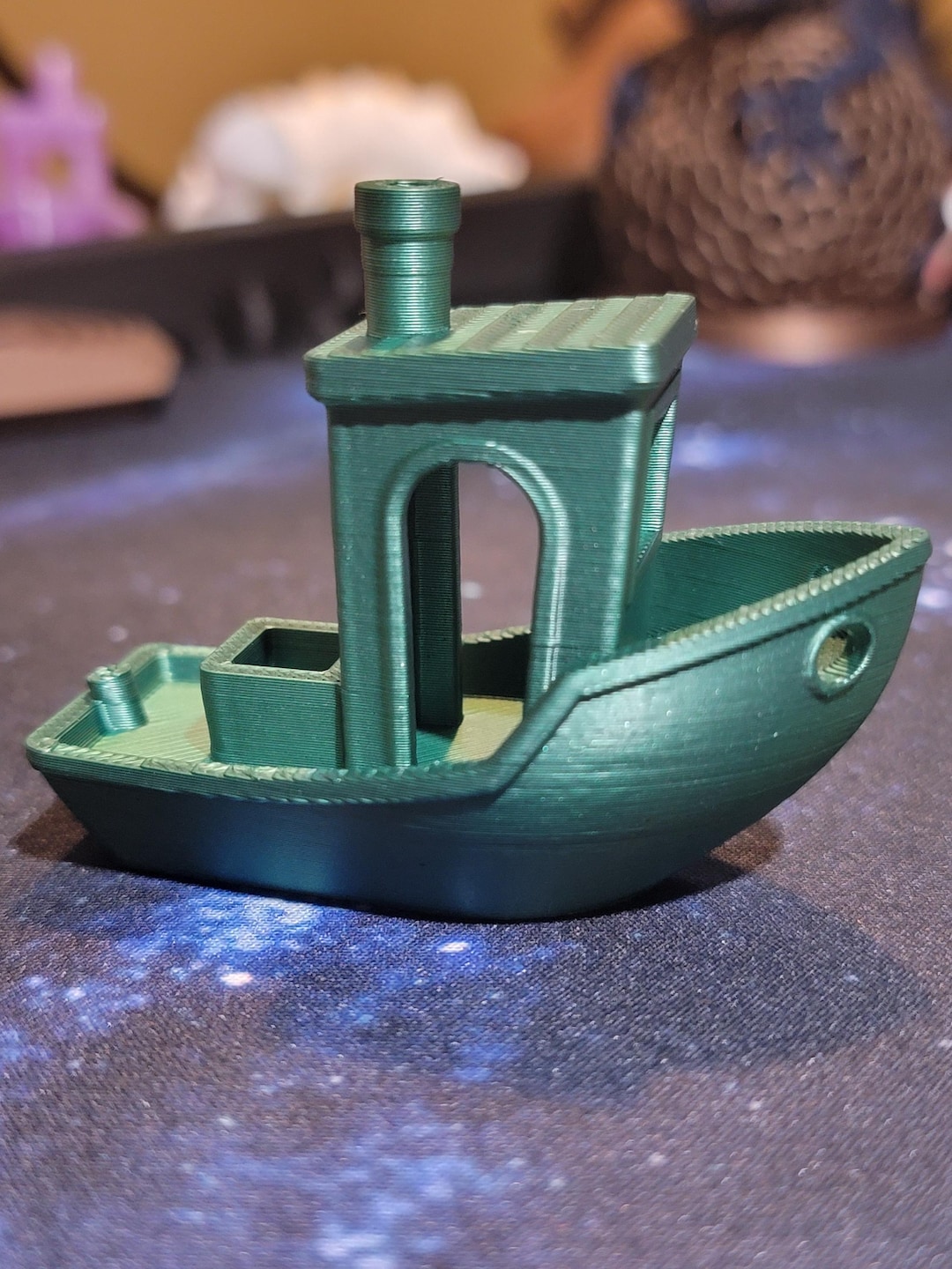3D Printed Boat Model | Bench Boat Display Piece | Unique Desk Ornament ...