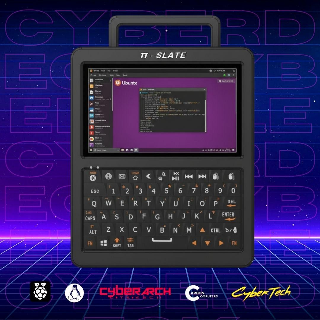 PI SLATE - Portable Mini Linux PC Handheld Cyberdeck - Etsy UK