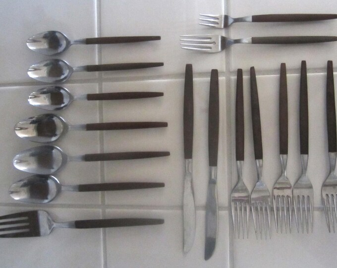 EKCO ETERNA Flatware Forged Stainless Japan 16 Pieces - Etsy