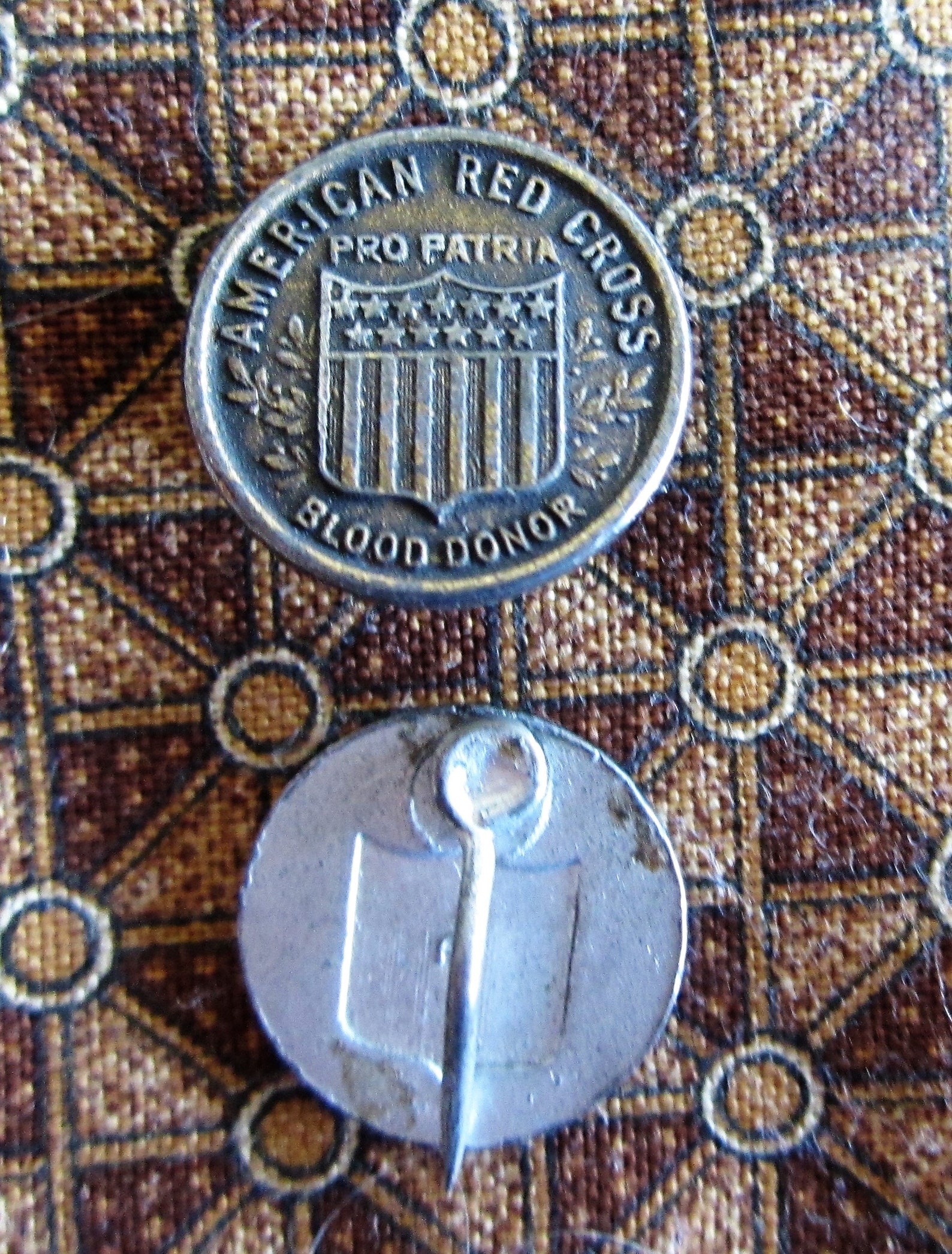 American Red Cross 2 BLOOD DONOR PINS Pro Patria Home Front | Etsy