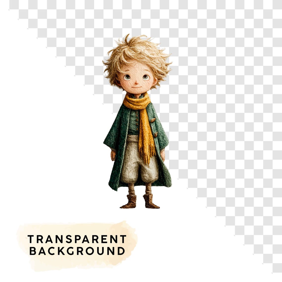 The Little Prince Clipart Bundle PNG | Cute Watercolor Little Prince ...