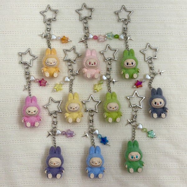 Labubu Keychain - Etsy