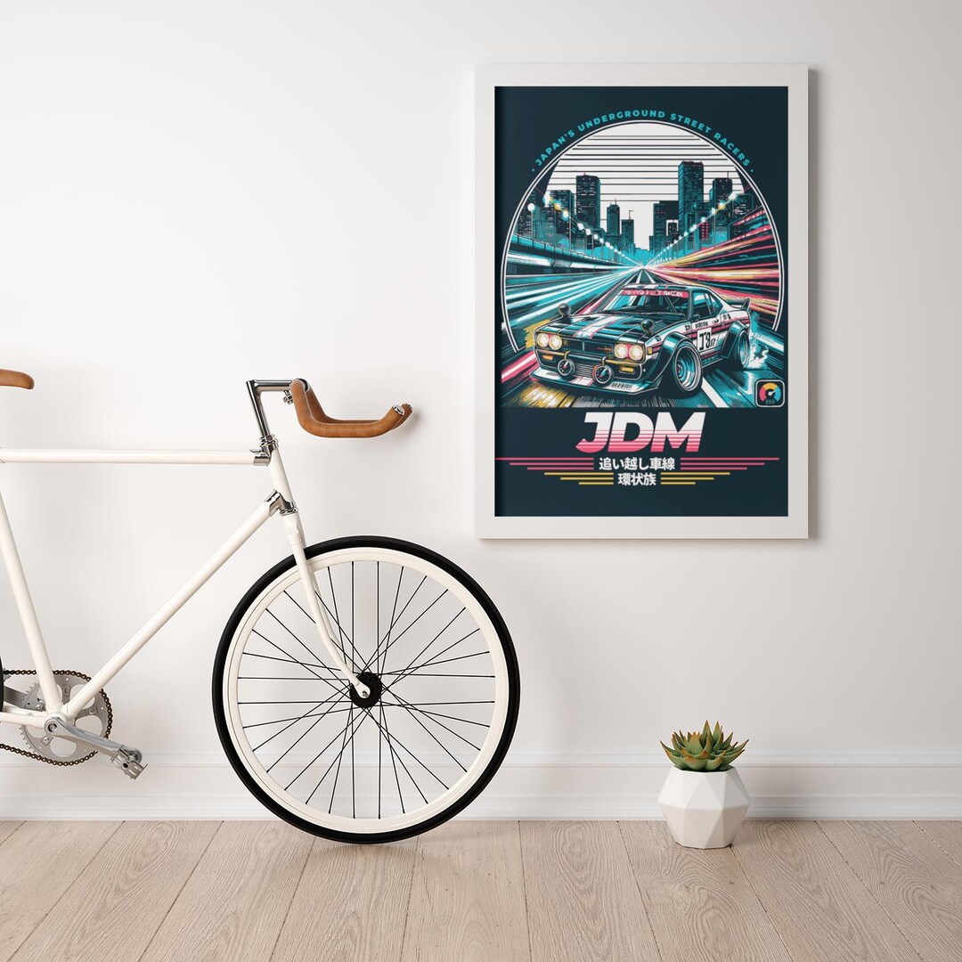 JDM Supercar Killer Poster Car, JDM, Wall Art, Classic Car Print ...